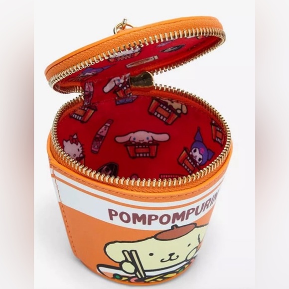 Bags | Sanrio Pompompurin Instant Ramen Cup Figural Coin Purse | Poshmark